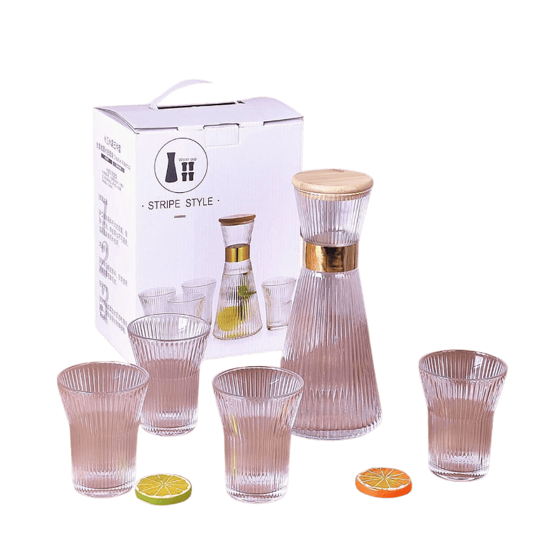 Classy Glass Jug And Cups Bakandamiya Shopping
